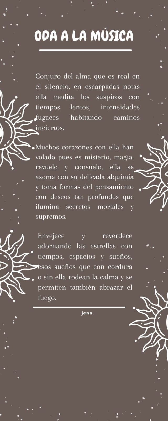 Oda a la Música - Fundación Sirenaica